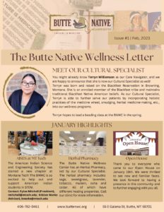 Our Newsletter - Butte Native Wellness Center